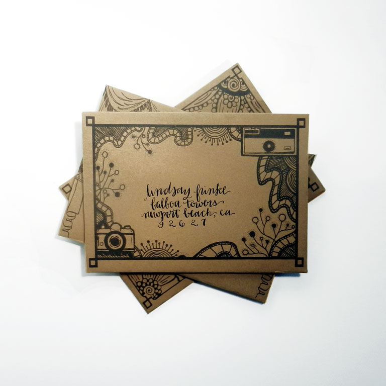DIY Mail Art Envelope Template - The Postman's Knock