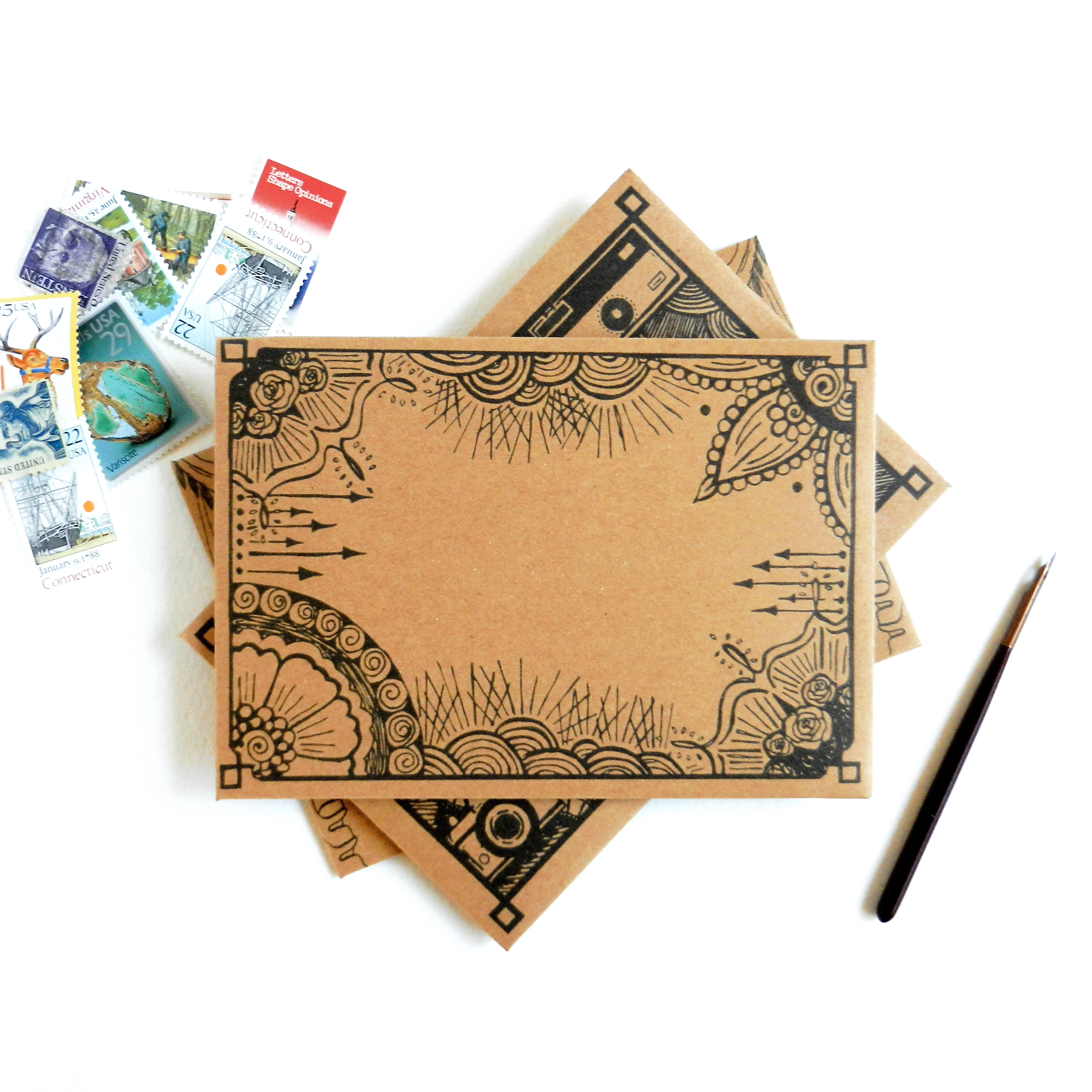 Printable Mail Art Envelope Templates The Postman s Knock