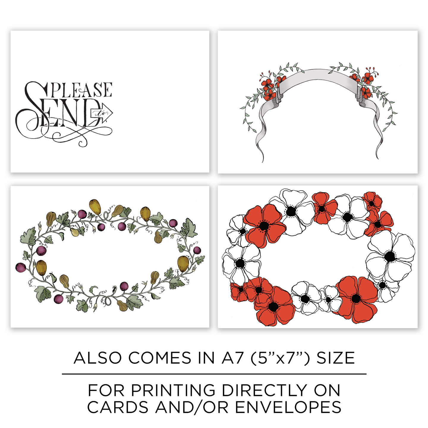 Printable Mail Art Envelope Templates | The Postman's Knock