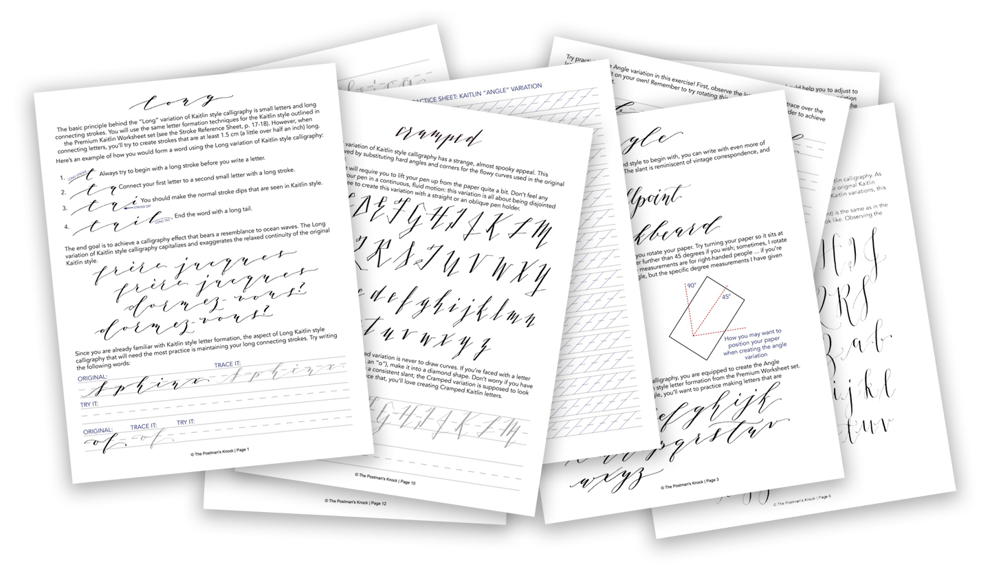 Calligraphy Pen Giveaway + Free Hand-Lettering Exemplar