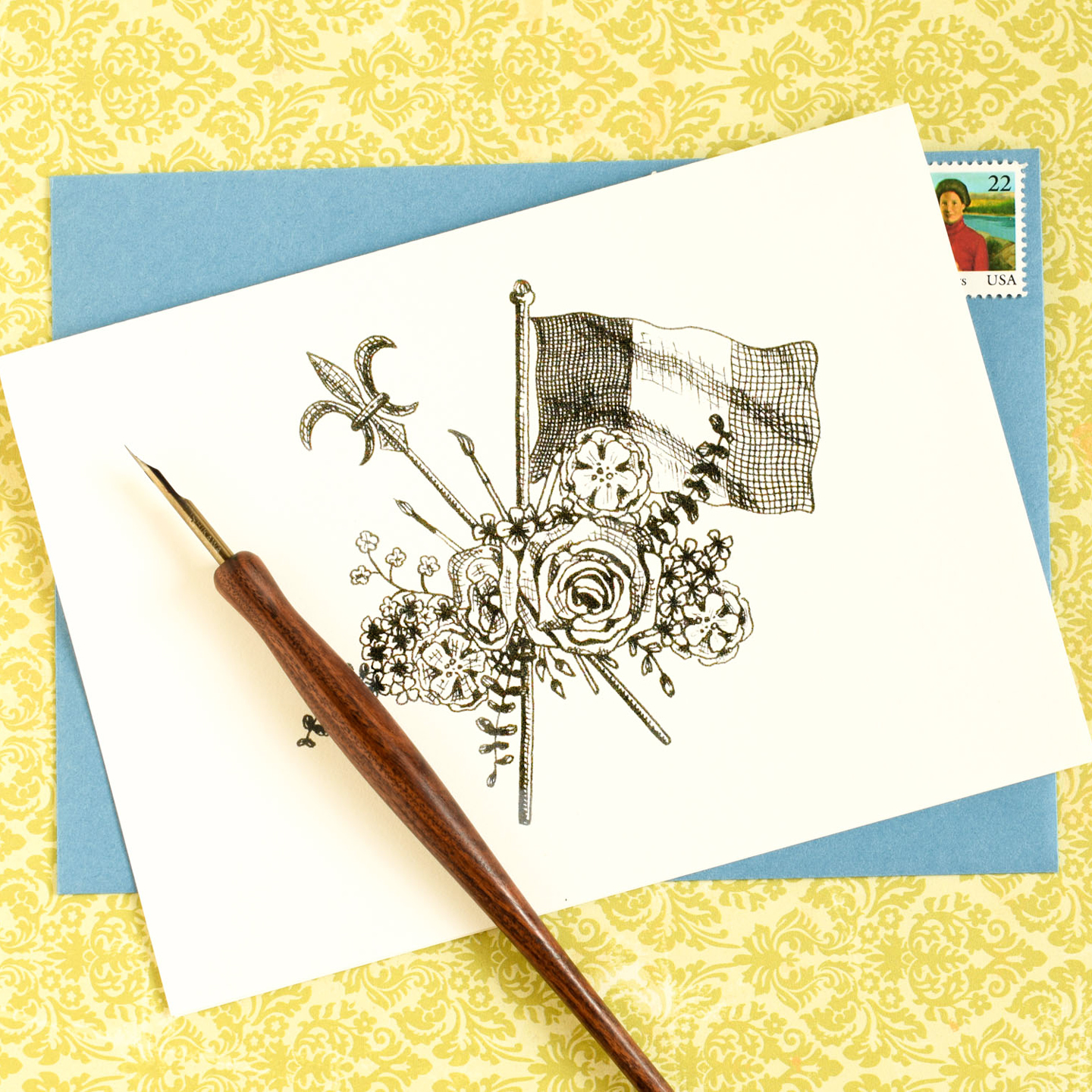 Parisian-Themed Printable Stationery Bundle | The Postman's Knock