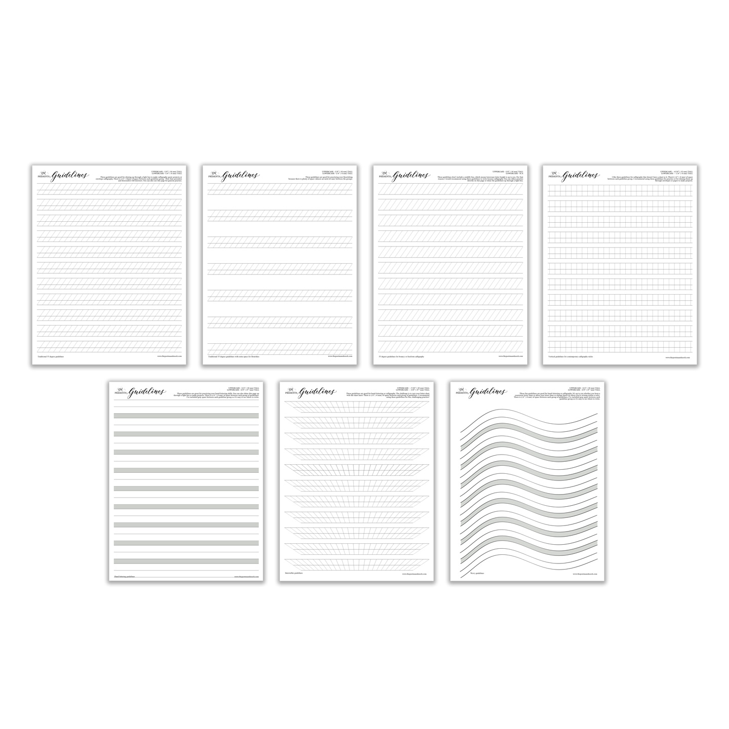 Lettering and Calligraphy Guidelines – The Postman’s Knock